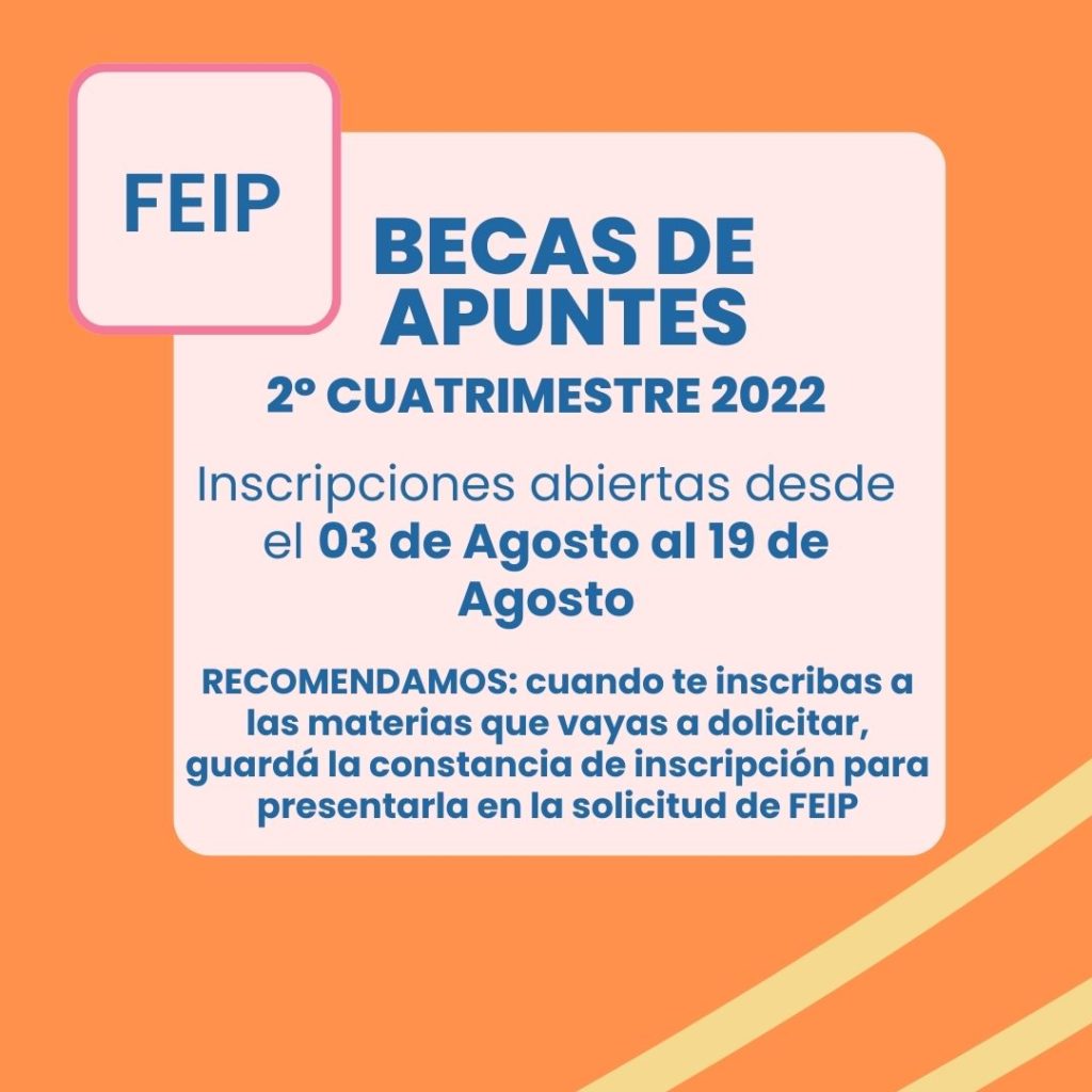 Becas FEIP – Secretaría de Asuntos Estudiantiles